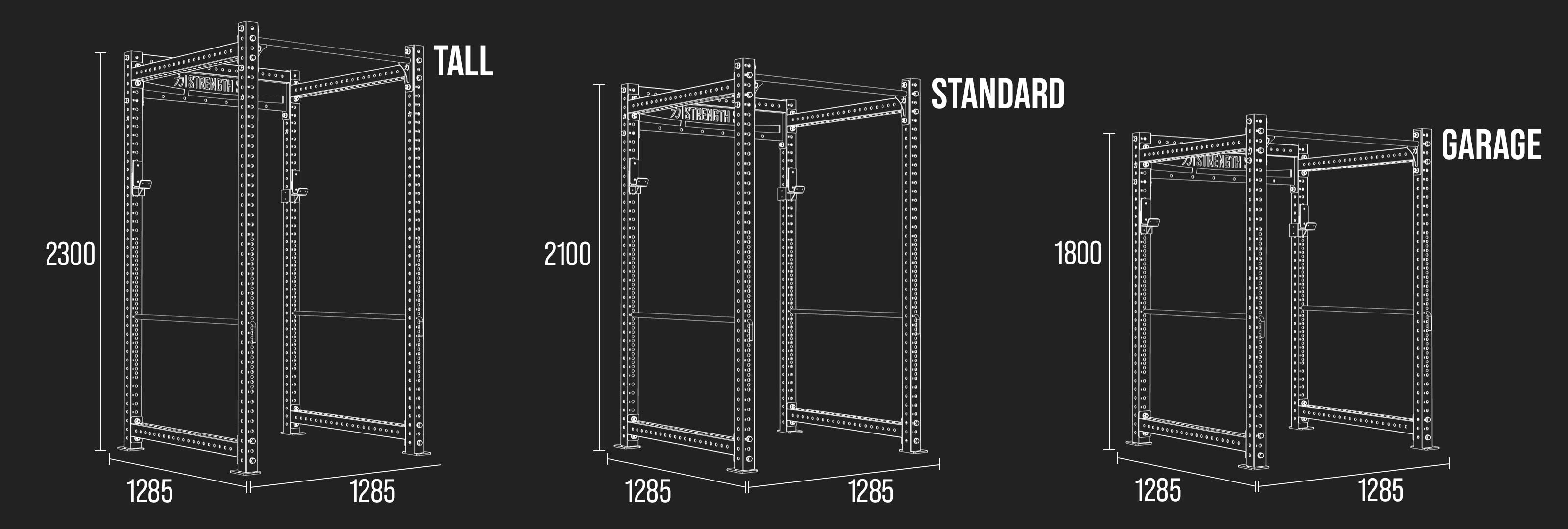 Riot MRR 75 | Standard Power Racks – Strength Shop