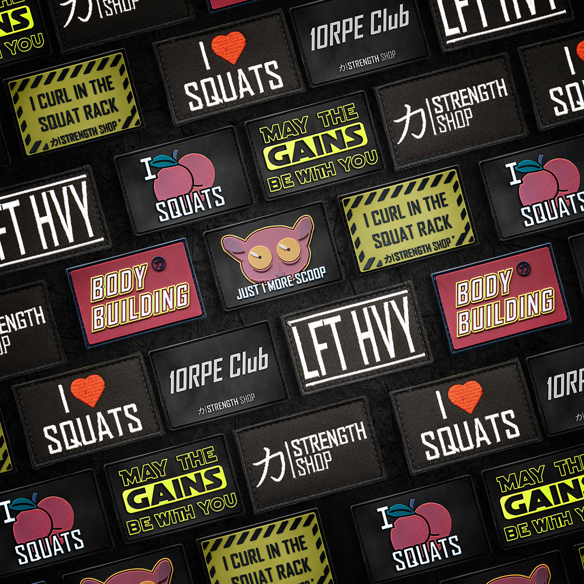 Velcro Patches For Backpacks & Training-Vests – Strength Shop