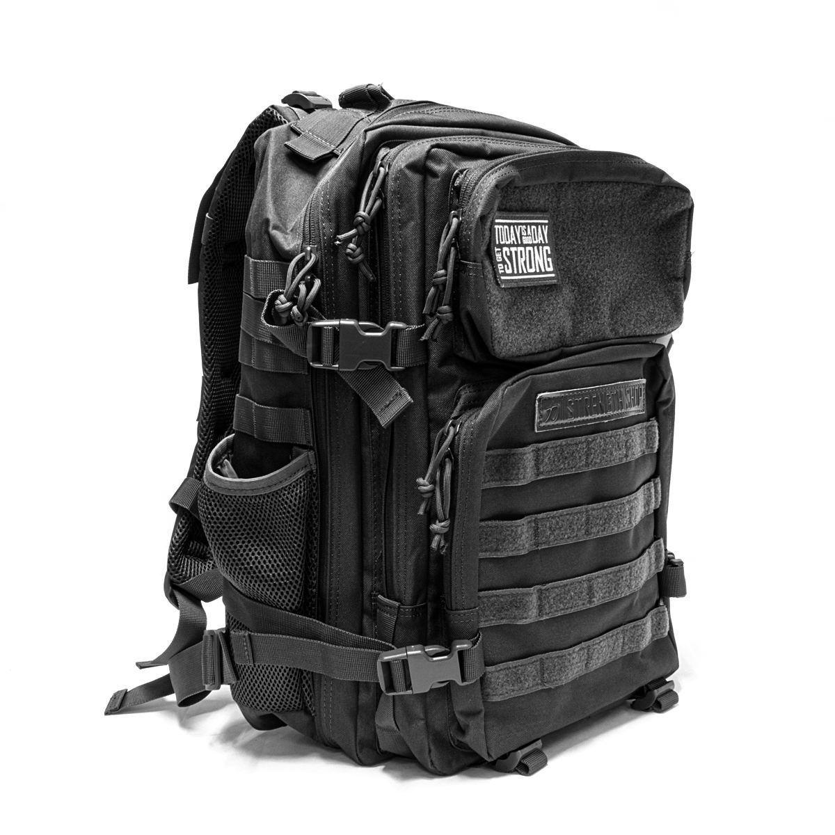 Training Backpack 2.0, Black - Add Extra Patches – Strength Shop