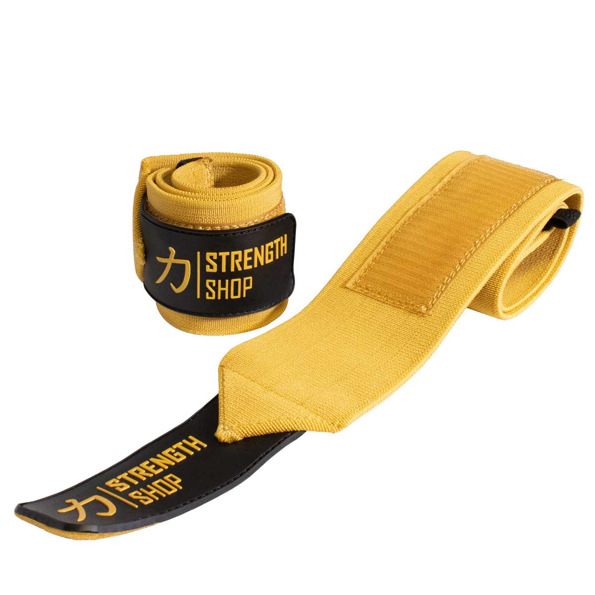 Heavy Wrist Wraps, Gold - IPF Approved – 60cm/90cm – Strength Shop